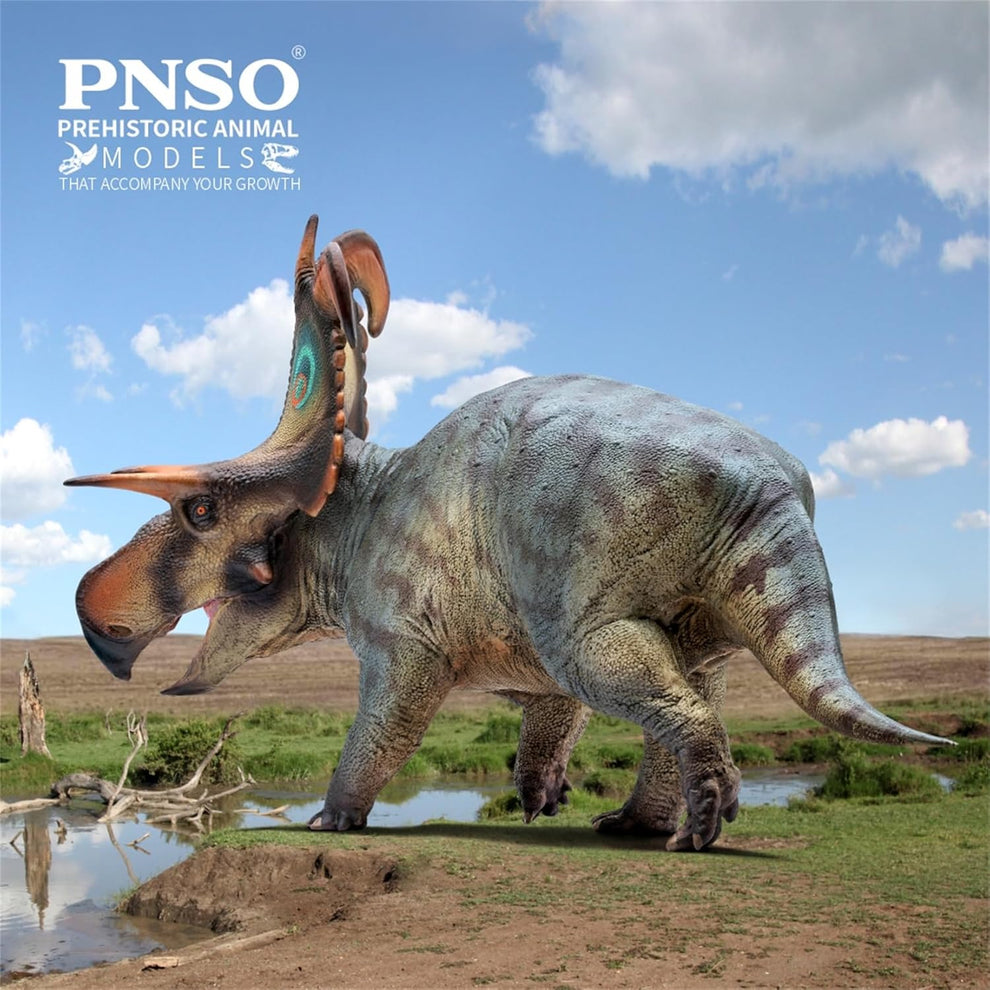 BACALYSO | PNSO 成長シリーズ 86 ロキケラトプス フィギュア ロキの角の顔 角竜類 草食恐竜 ケラトプス科 白亜紀 18 ...